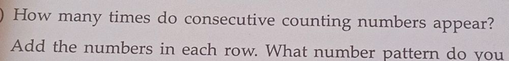 How many times do consecutive counting | StudyX