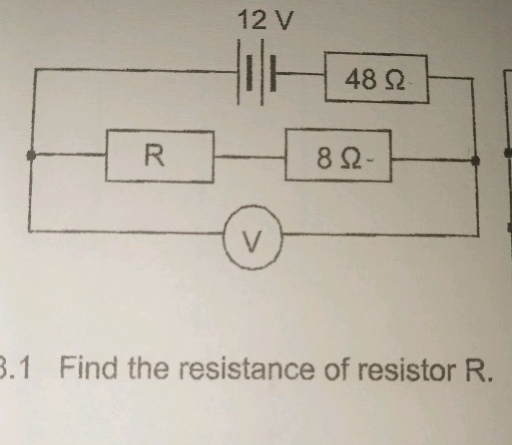 Find the resistance of resistor R in a | StudyX