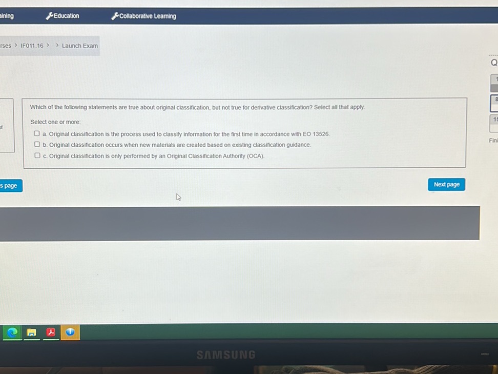 Which of the following statements are true | StudyX