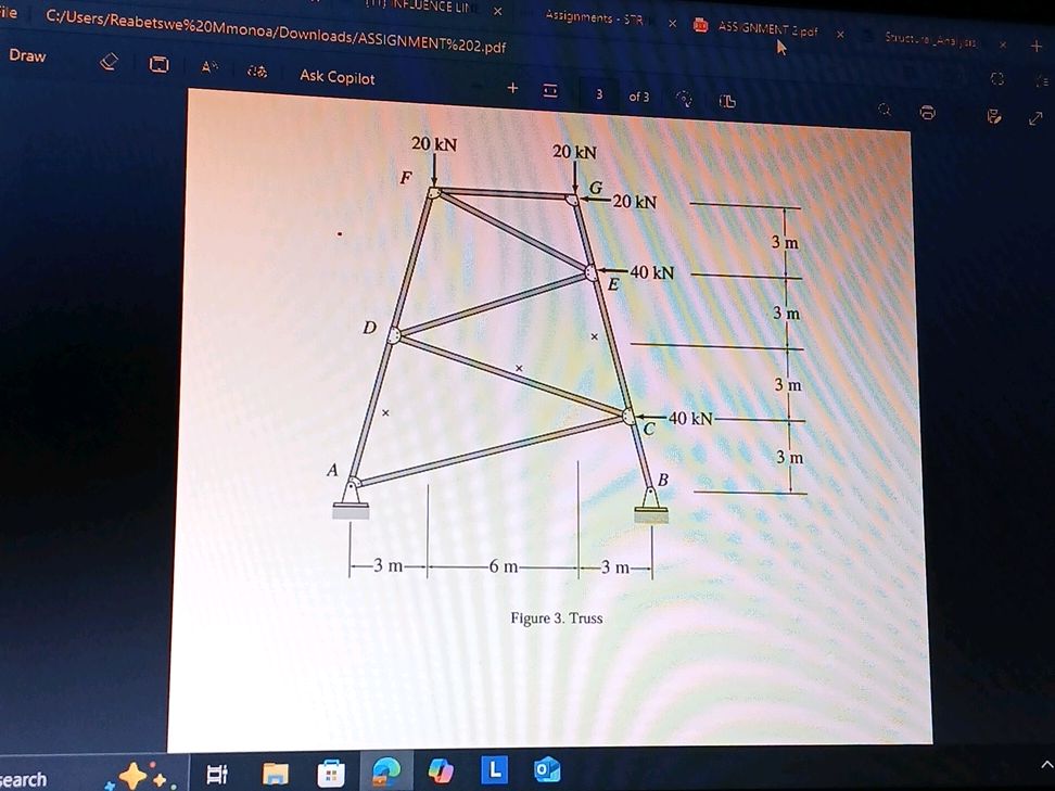 Figure 3. Truss The image shows a truss | StudyX
