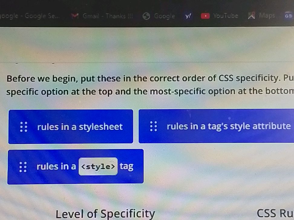 Before we begin, put these in the correct | StudyX