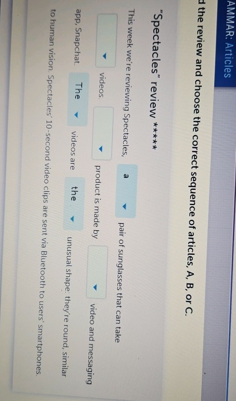 d the review and choose the correct sequence | StudyX