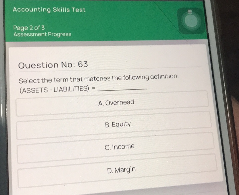 Select the term that matches the following | StudyX