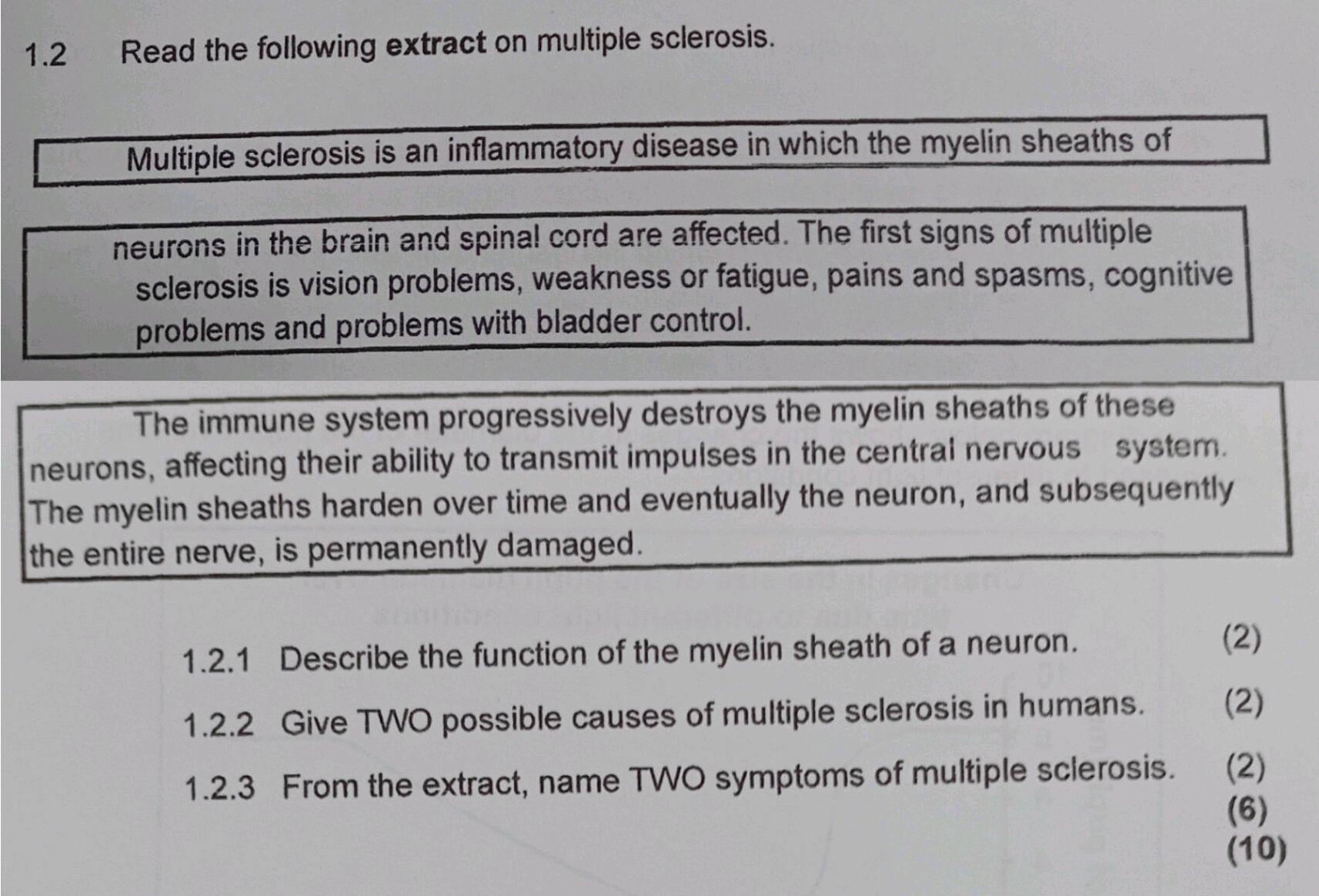 1.2 Read the following extract on multiple | StudyX