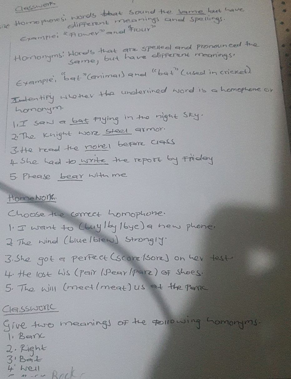 Identify whether the underlined word is a | StudyX