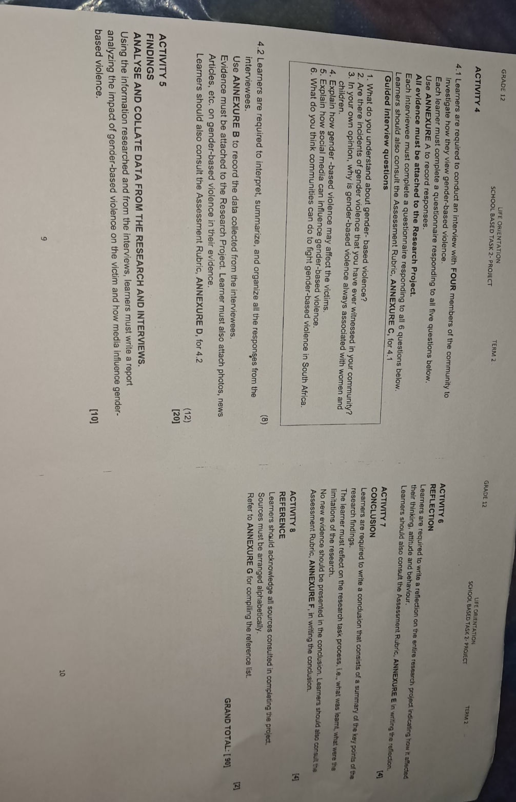 4. 1 Learners are required to conduct an | StudyX