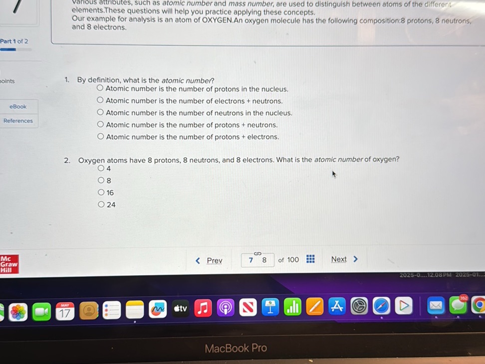 1. By definition, what is the atomic number? | StudyX