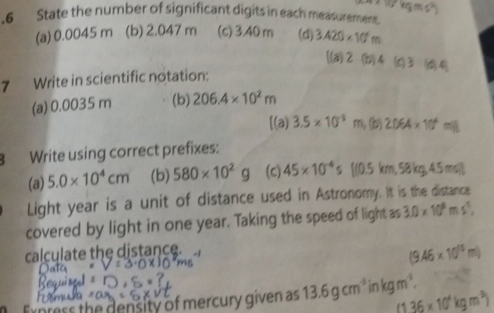 6 State the number of significant digits in | StudyX