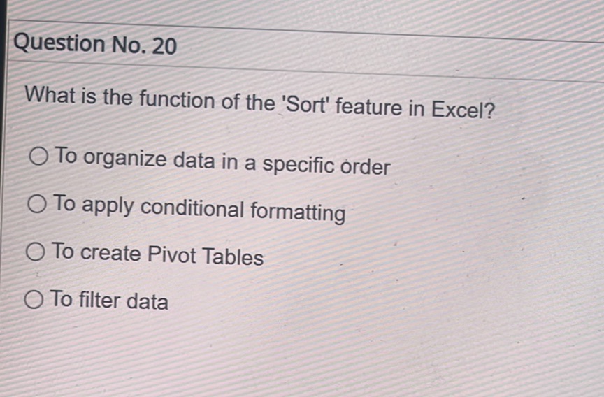 What is the function of the 'Sort' feature | StudyX