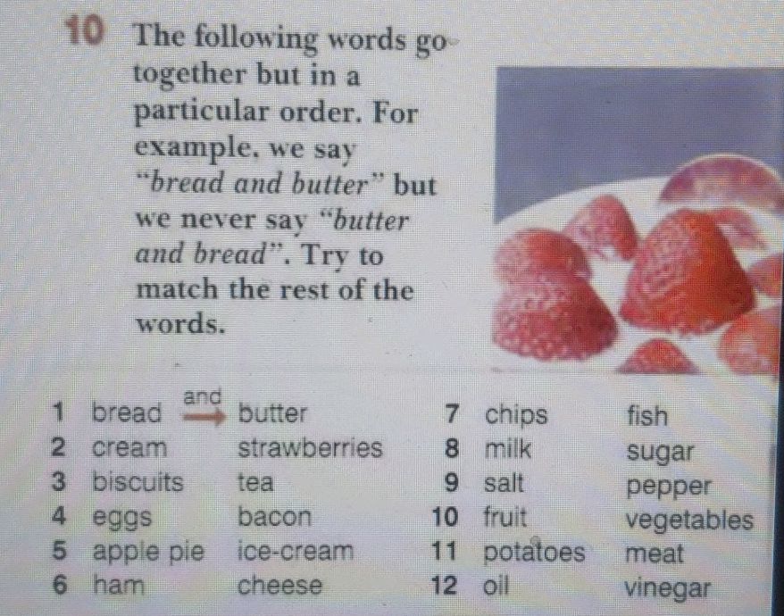 The following words go together but in a | StudyX