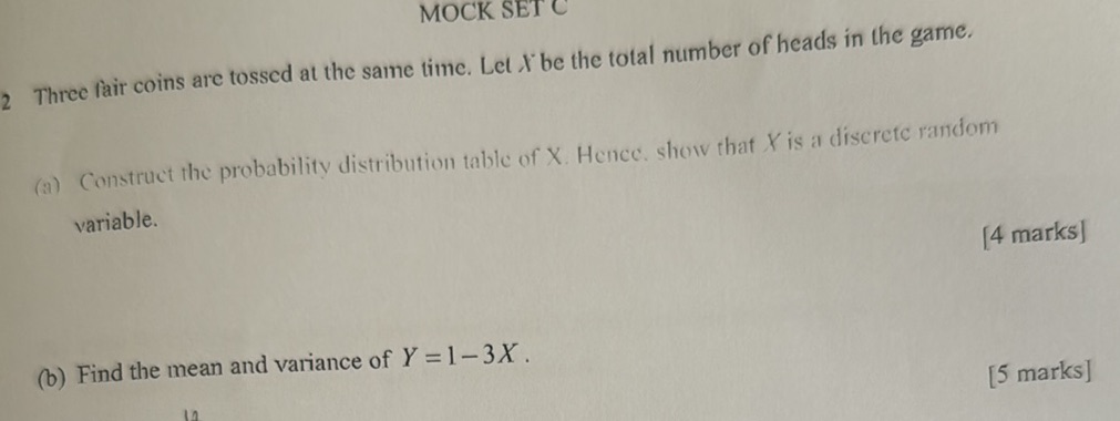 2 Three fair coins are tossed at the same | StudyX