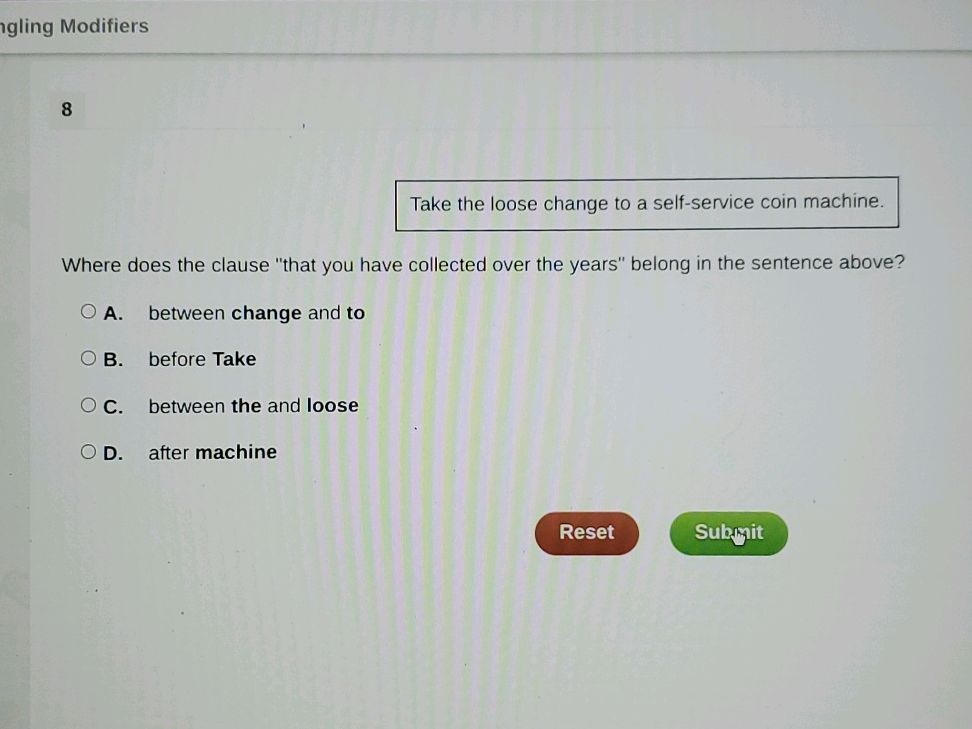 Where does the clause "that you have | StudyX