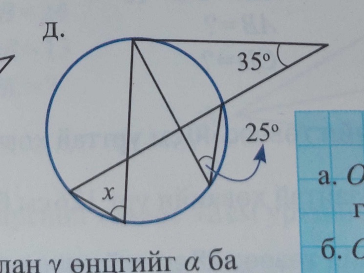 Find the value of angle $x$ in the given | StudyX