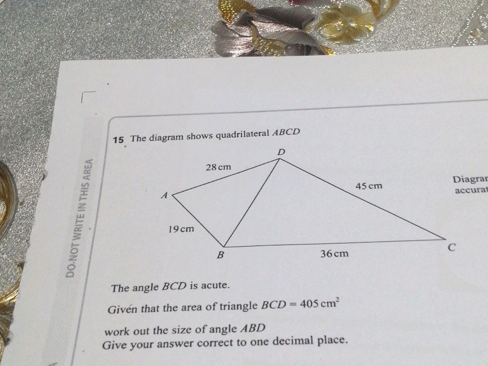 The diagram shows quadrilateral $ABCD$ $A$ | StudyX