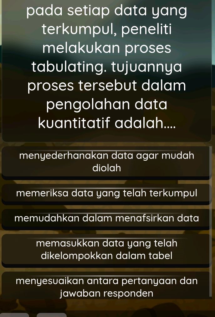 pada setiap data yang terkumpul, peneliti | StudyX