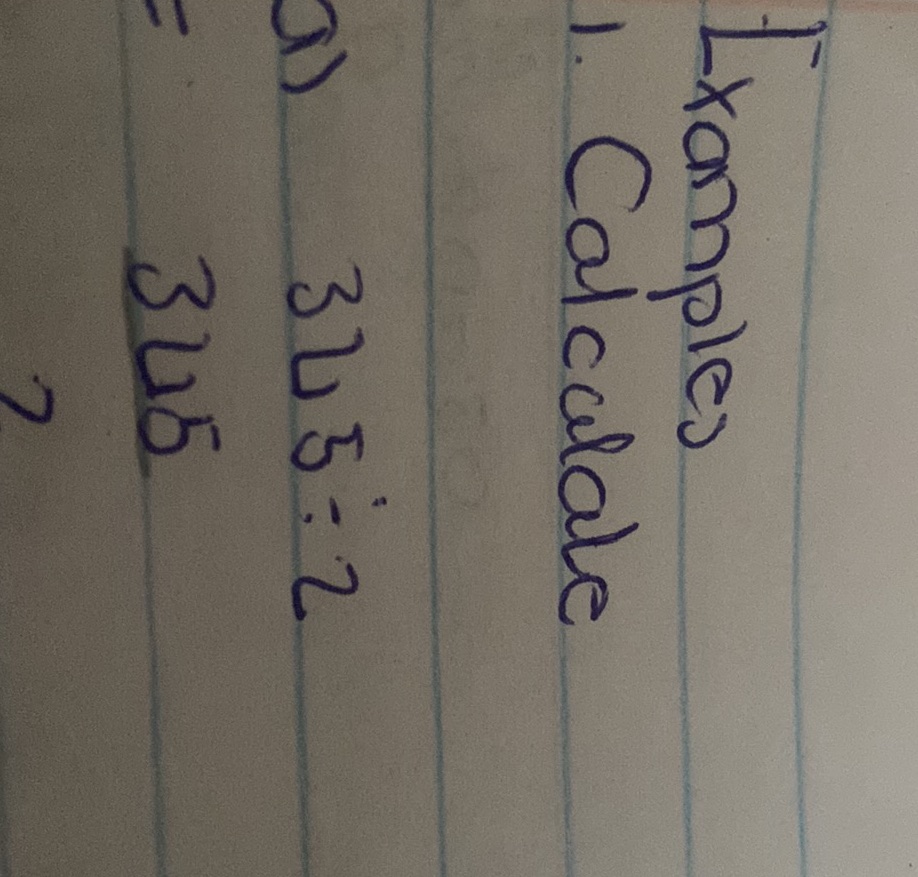 Calculate 345 divided by 2 | StudyX