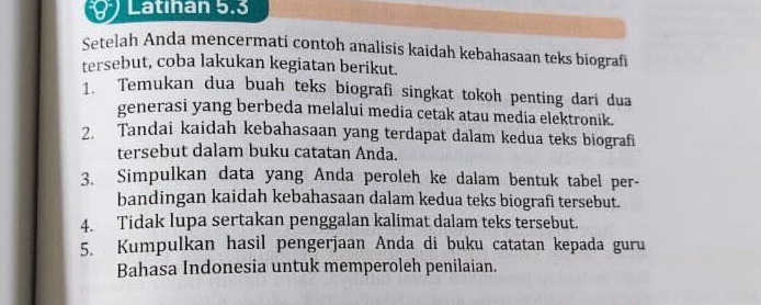 Setelah Anda mencermati contoh analisis | StudyX