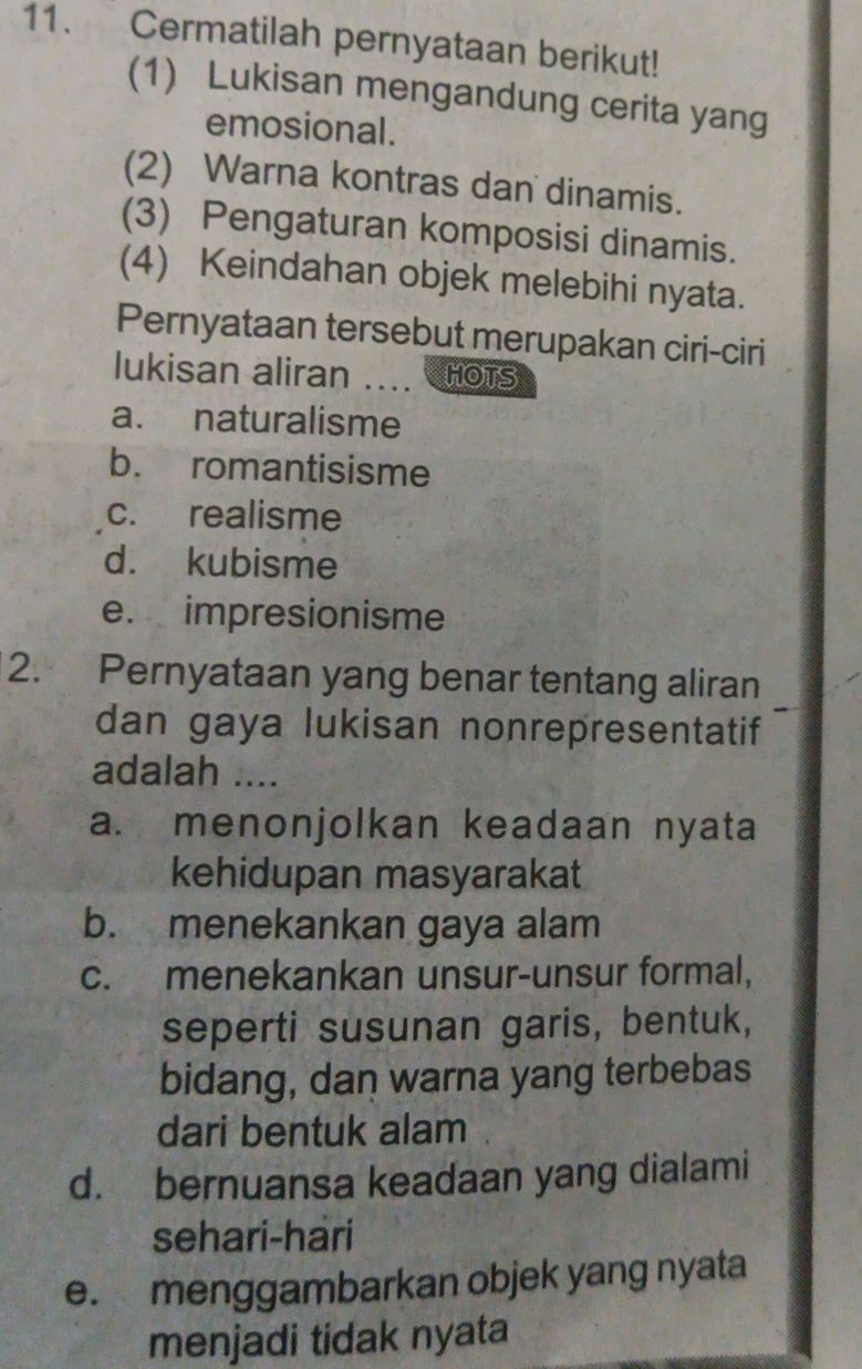 11. Cermatilah pernyataan berikut! (1) | StudyX