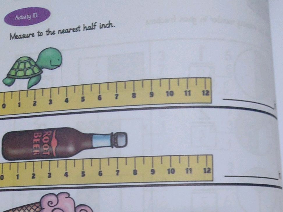 Activity 10: Measure to the nearest half | StudyX