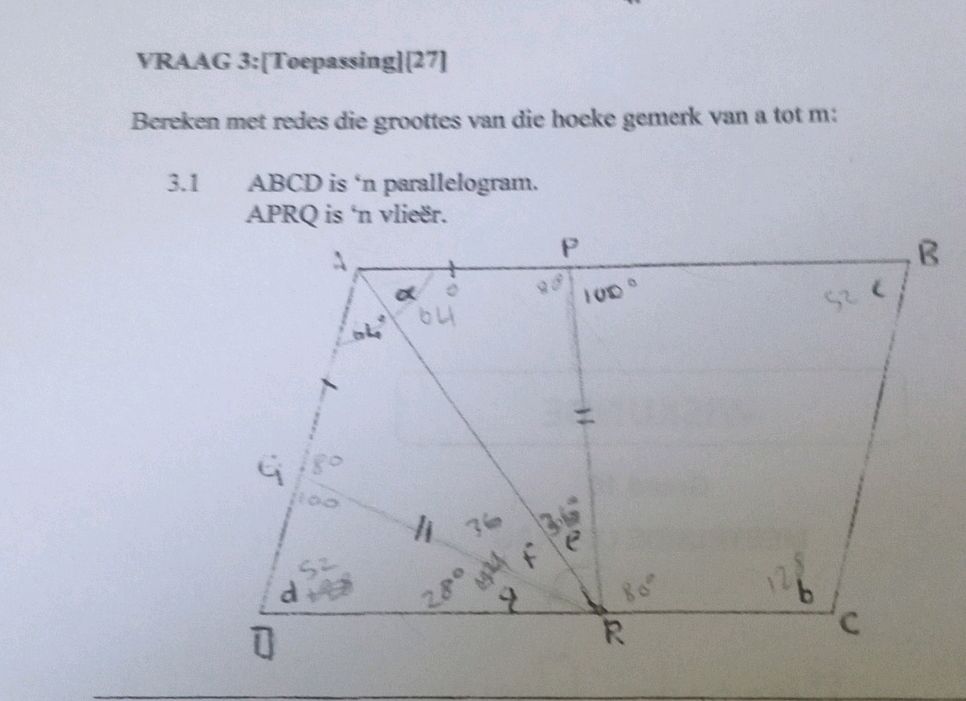 VRAAG 3: [Toepassing][27] Bereken met redes | StudyX
