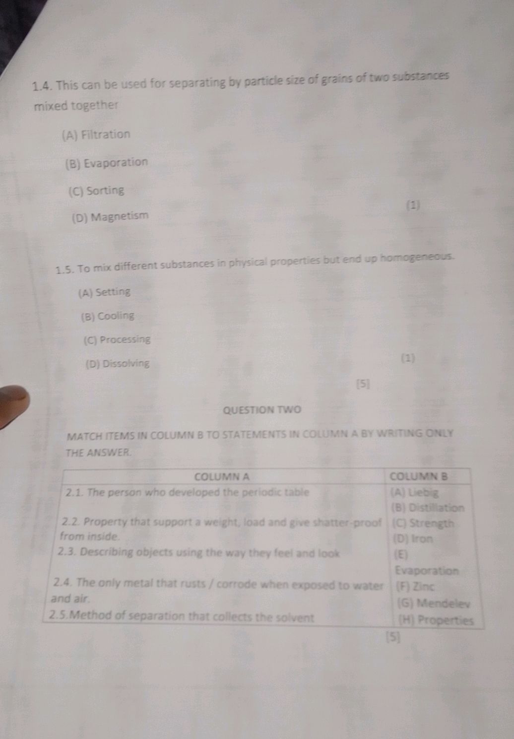 1.4. This can be used for separating by | StudyX