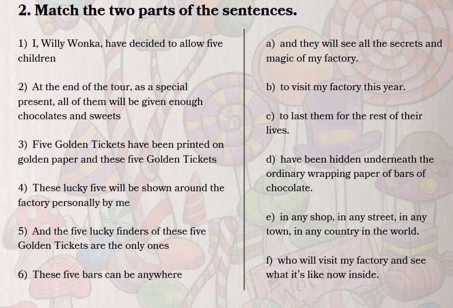 2. Match the two parts of the sentences. 1) | StudyX