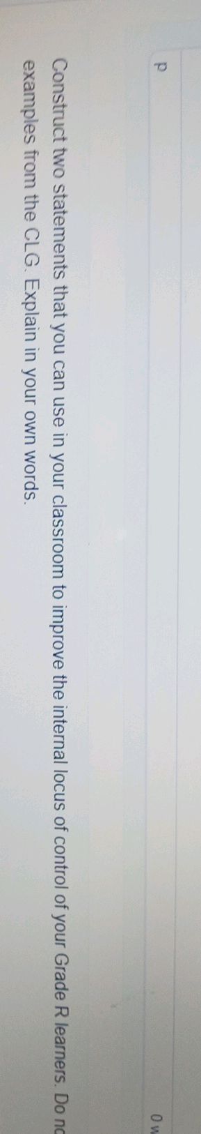 Construct two statements that you can use in | StudyX