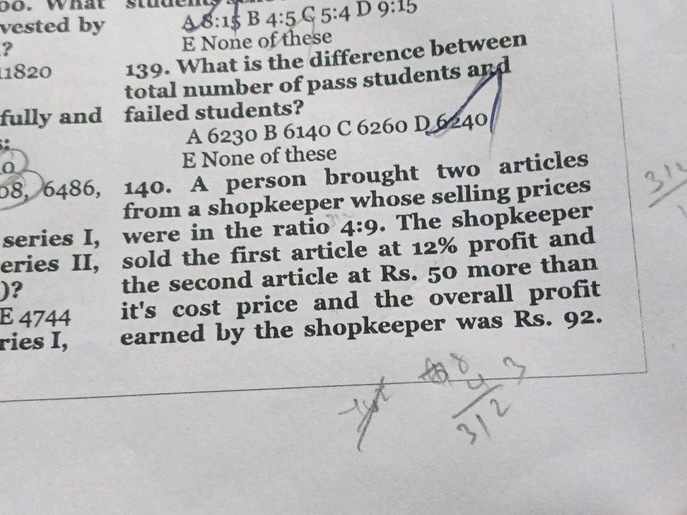 139. What is the difference between total | StudyX