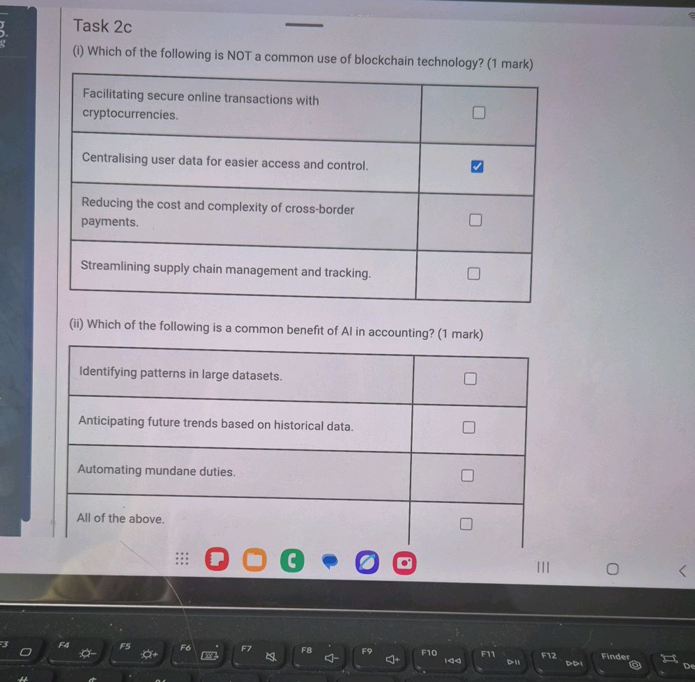 (i) Which of the following is NOT a common | StudyX