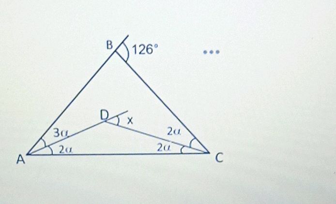 The image shows a triangle ABC with angle B | StudyX