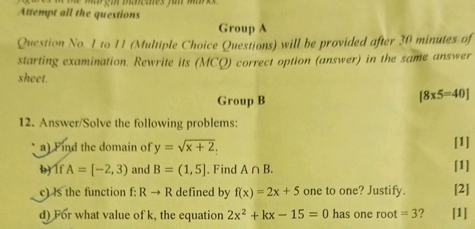 12. Answer/Solve the following problems: a) | StudyX