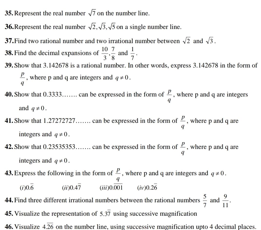 35. Represent the real number $ {7}$ on the | StudyX