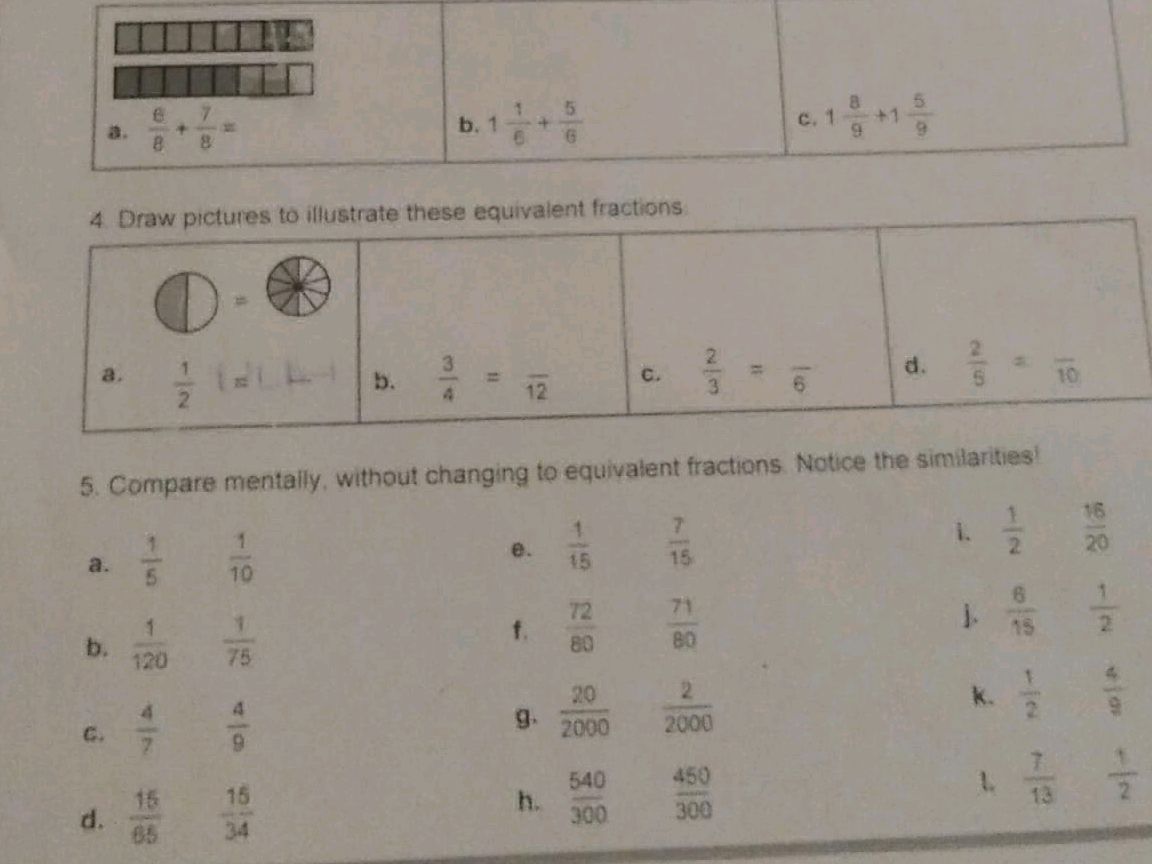4. Draw pictures to illustrate these | StudyX