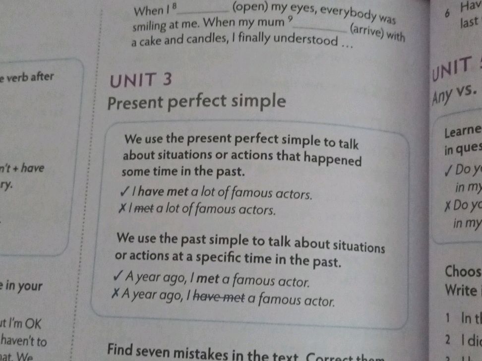 Find seven mistakes in the text. Correct | StudyX