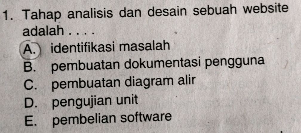 1. Tahap analisis dan desain sebuah website | StudyX