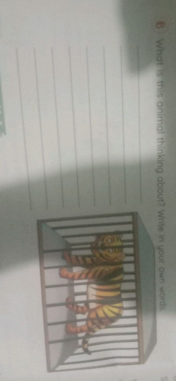 6 What is this animal thinking about? Write | StudyX