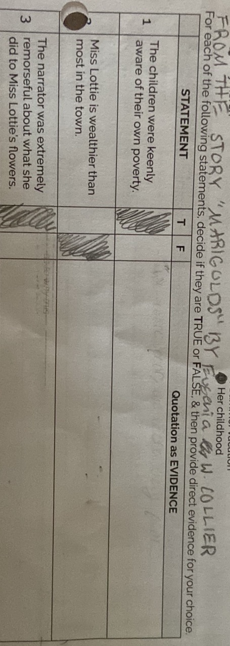 For each of the following statements, decide | StudyX