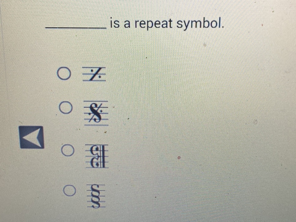 is a repeat symbol. $ {∯}$ $ {ℵ}$ | StudyX