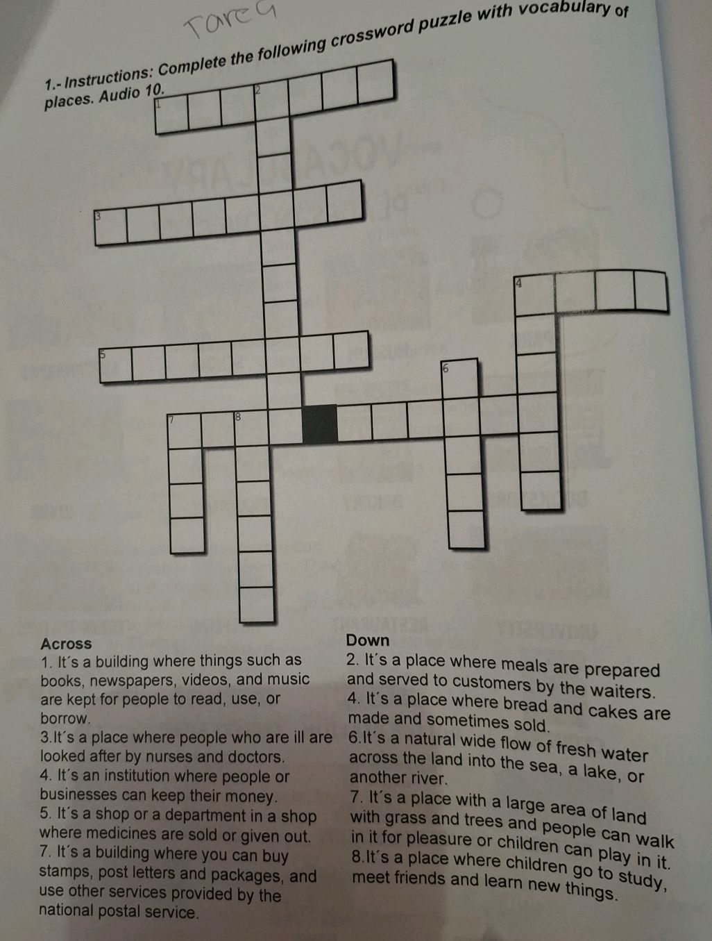 1.- Instructions: Complete the following | StudyX