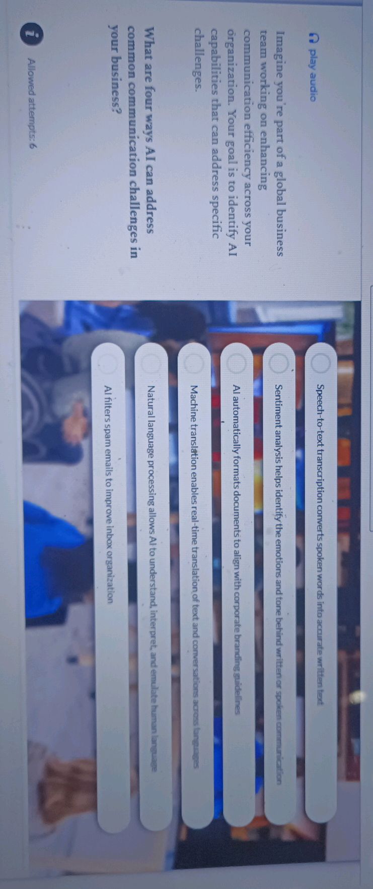 What are four ways AI can address common | StudyX