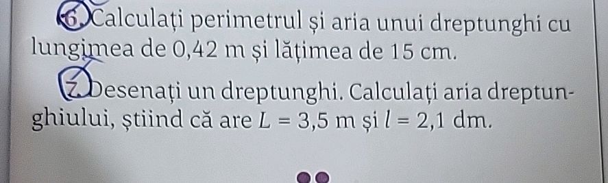 6. Calculați perimetrul și aria unui | StudyX
