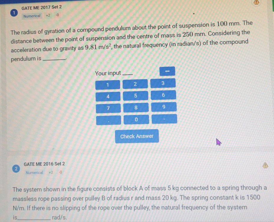 The radius of gyration of a compound | StudyX
