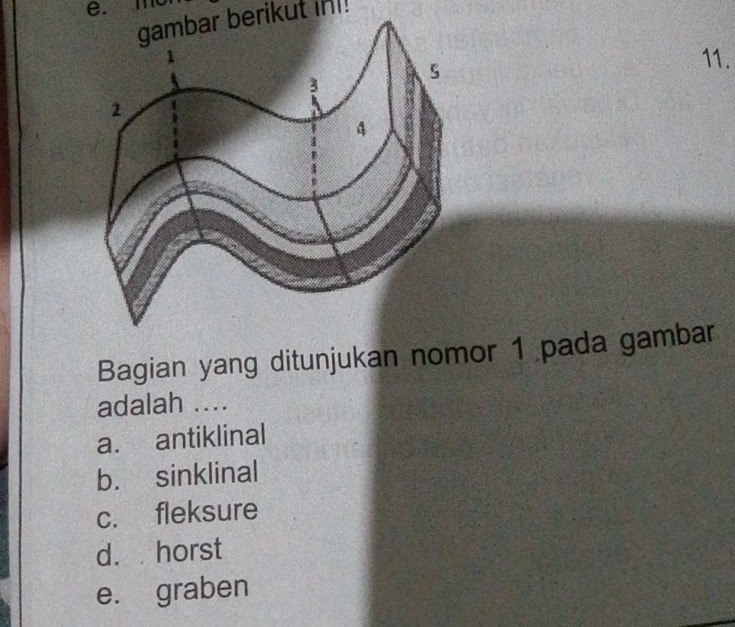 Bagian yang ditunjukan nomor 1 pada gambar | StudyX
