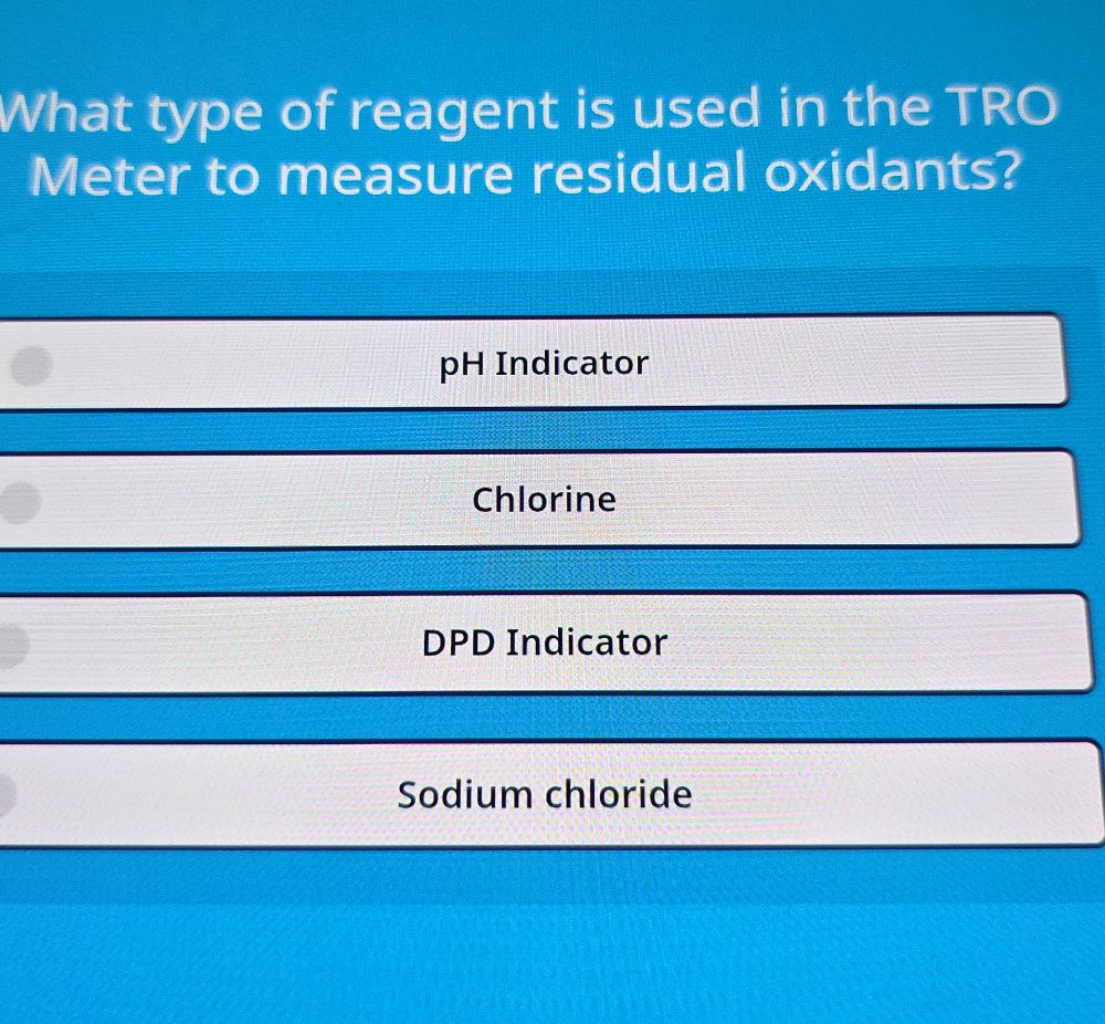 What type of reagent is used in the TRO | StudyX