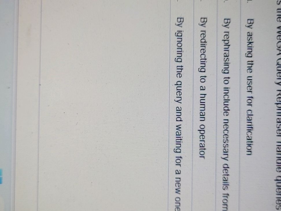 s the WEGA Query Rephraser handle queries | StudyX