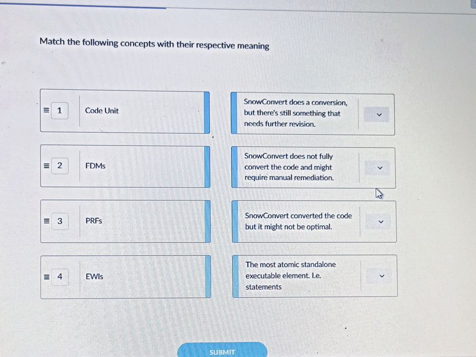 Match the following concepts with their | StudyX