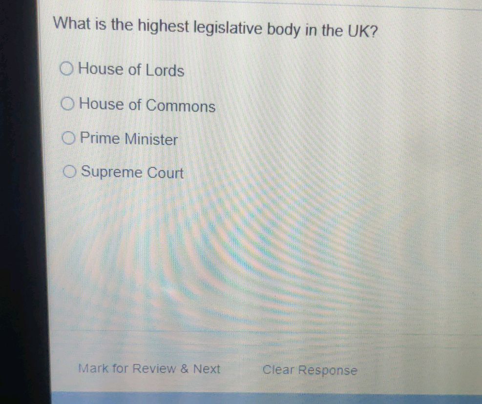 What is the highest legislative body in the | StudyX