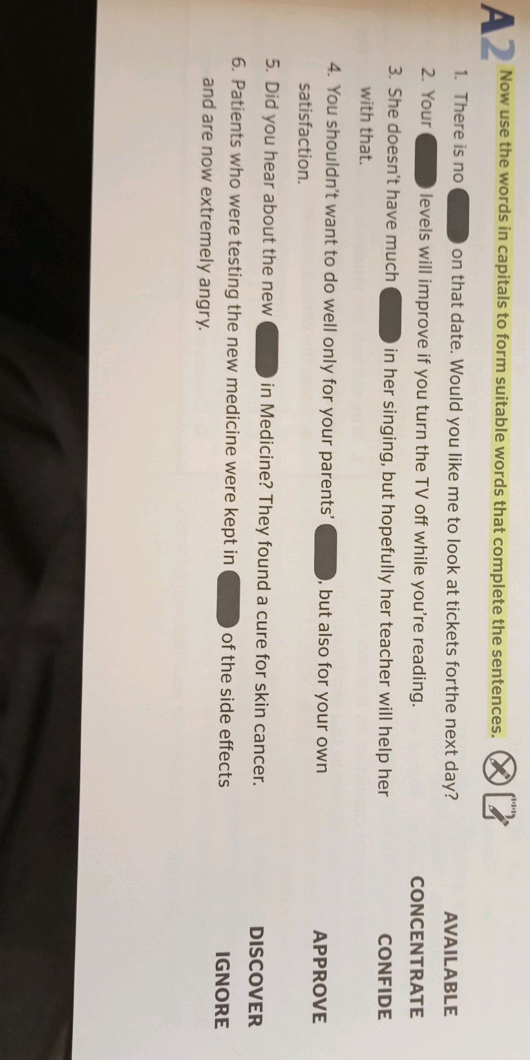 Now use the words in capitals to form | StudyX