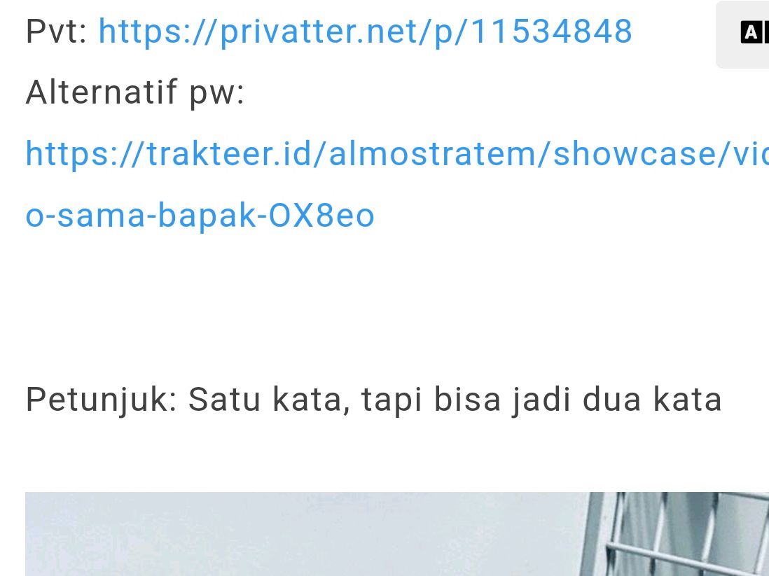 Petunjuk: Satu kata, tapi bisa jadi dua kata | StudyX