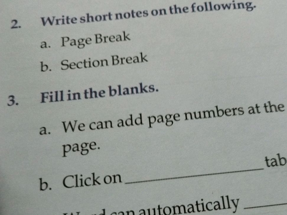 2. Write short notes on the following. a. | StudyX